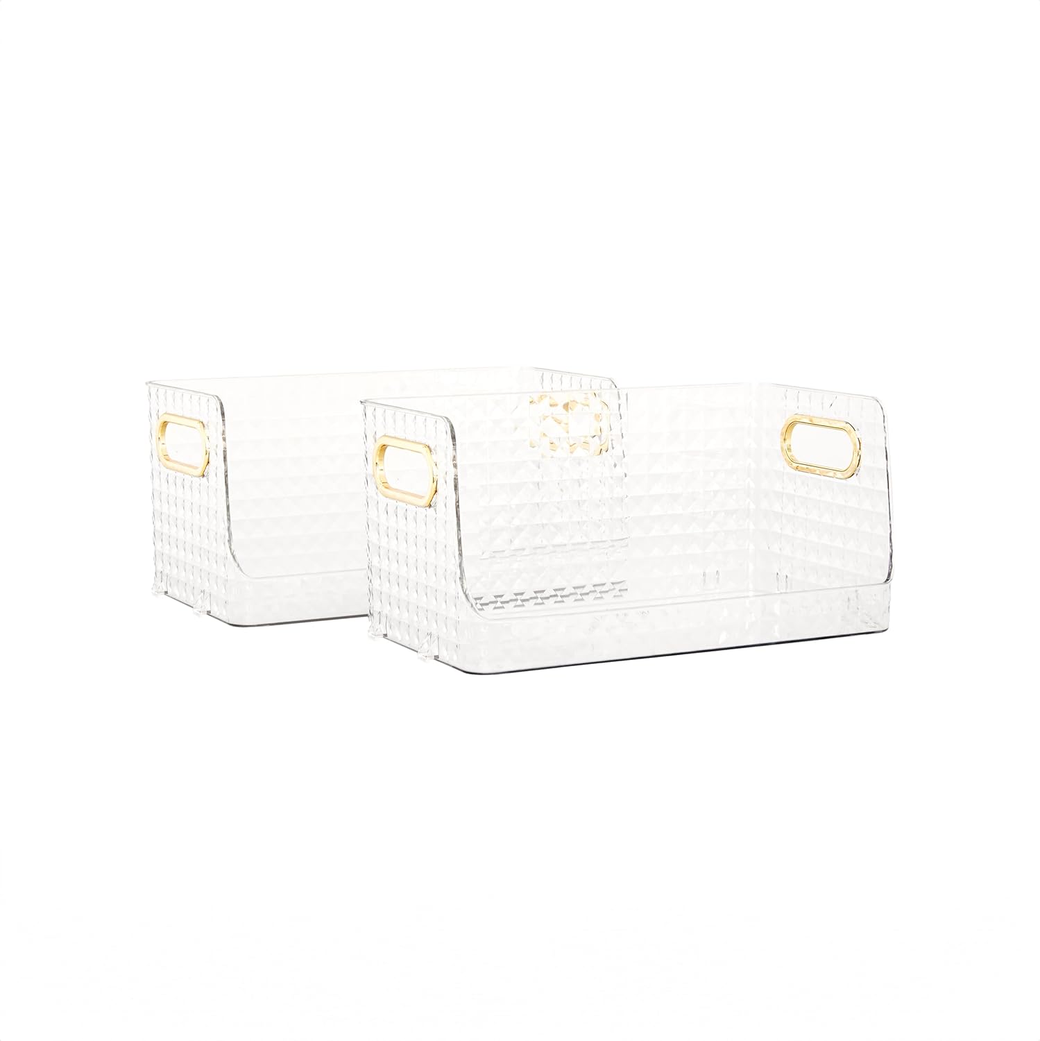 Amazon.com: Carter Von Home 2-Pack Diamond Stackable Storage Bin ...