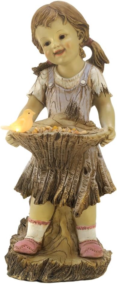 Amazon.com: Sweet Summertime Solar Figurine Statue: Home & Kitchen