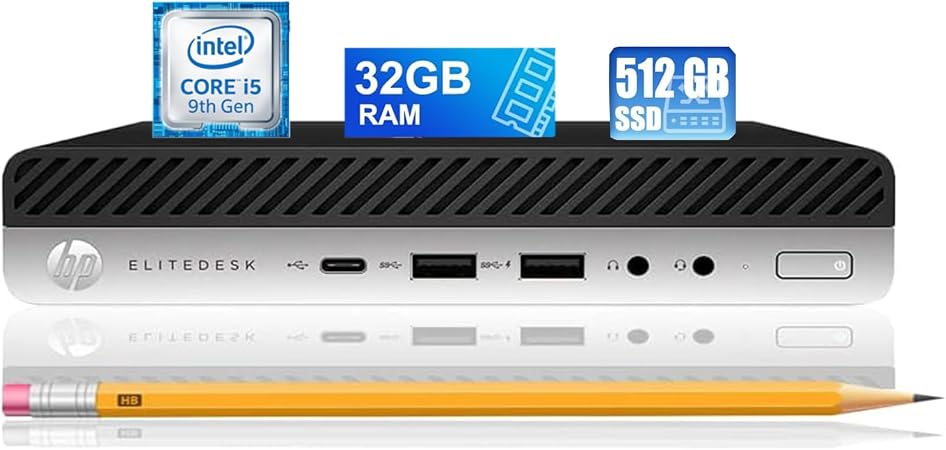 Amazon.com: HP EliteDesk 800 G5 Mini Desktop PC 9th, 800G5 Mini ...
