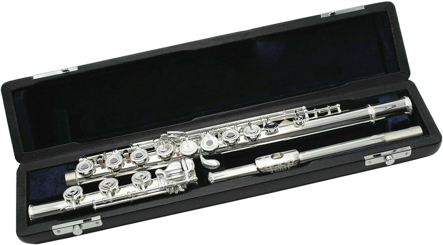Amazon.com: ZCSYWV Silver C Major Wood Flute, Beginner Flute Set with ...