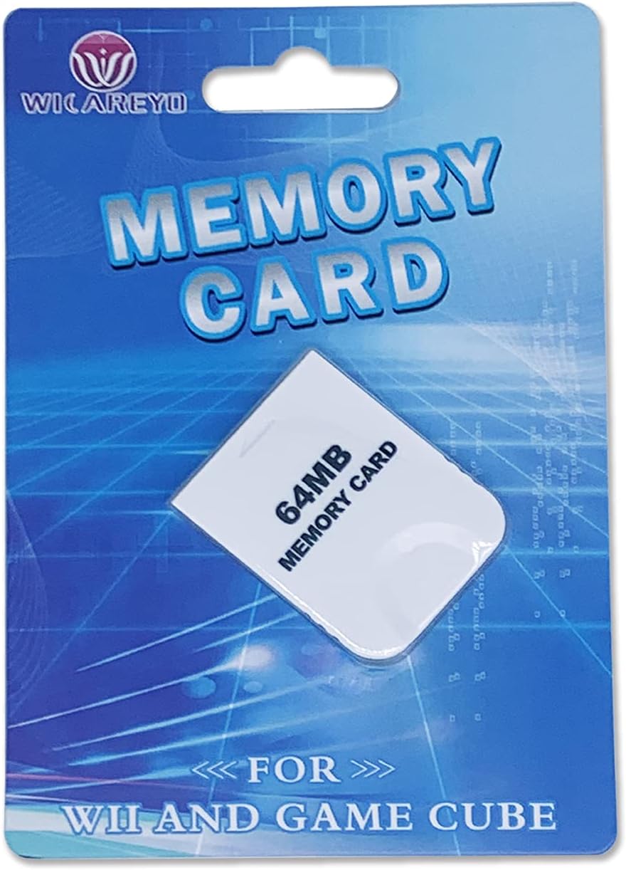 Mcbazel 1024MB Gaming Storage Memory Card for Wii/Gamecube GC Console ...