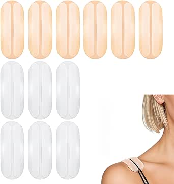 Oruola 6 Pairs Bra Shoulder Pads,Bra Strap Cushion,Silicone Non Slip ...