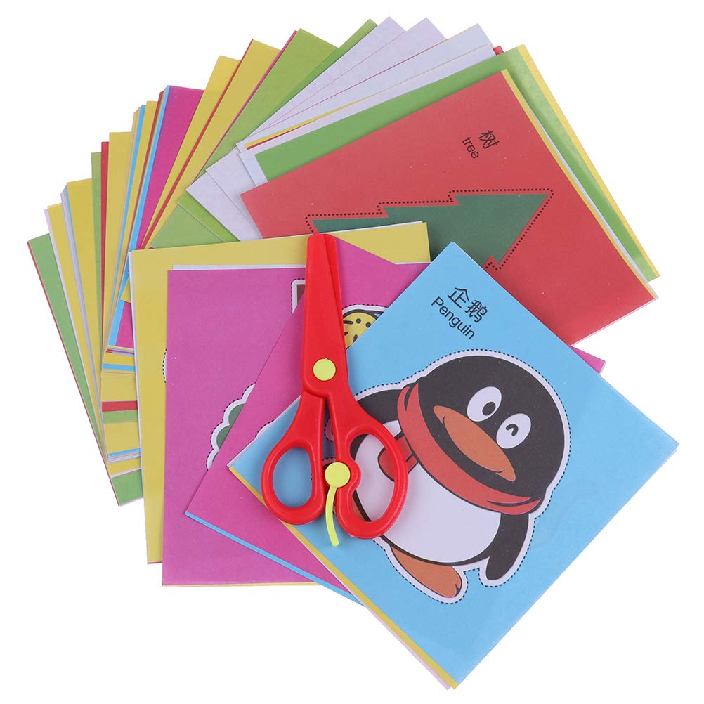 Buy 192 Sheets Cartoon Fun Paper-Cut Children Paper Folding-Paper Fun ...