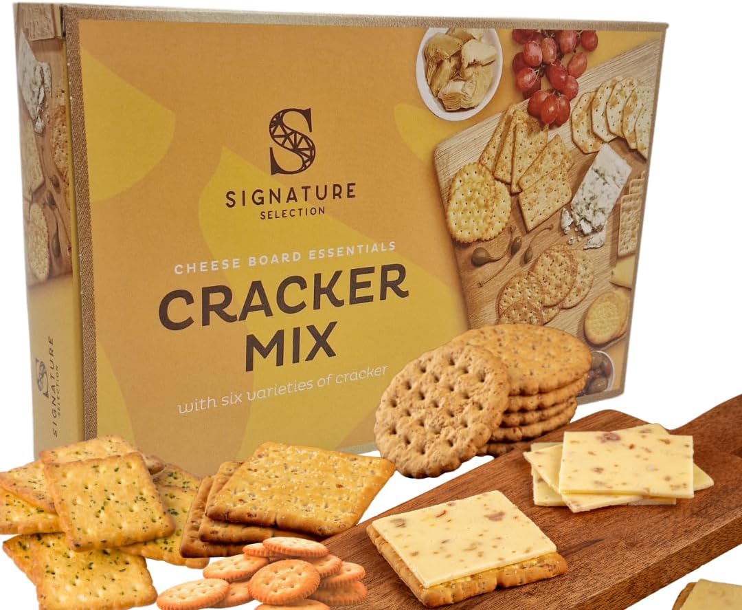 Cheese Board Crackers Selection Box, 6 Varieties – Premium Cheese ...