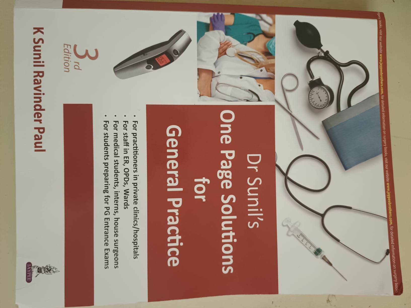 Dr Sunil’s One Page Solutions for General Practice eBook : Paul, K ...