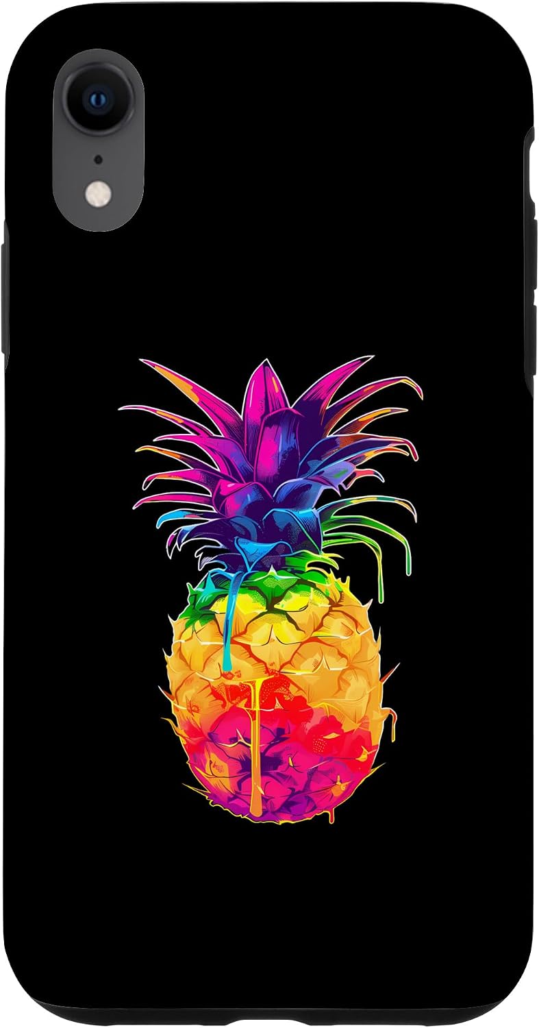 Amazon.com: iPhone XR LGBT Pineapple LGBT Pride Month Rainbow LGBT ...