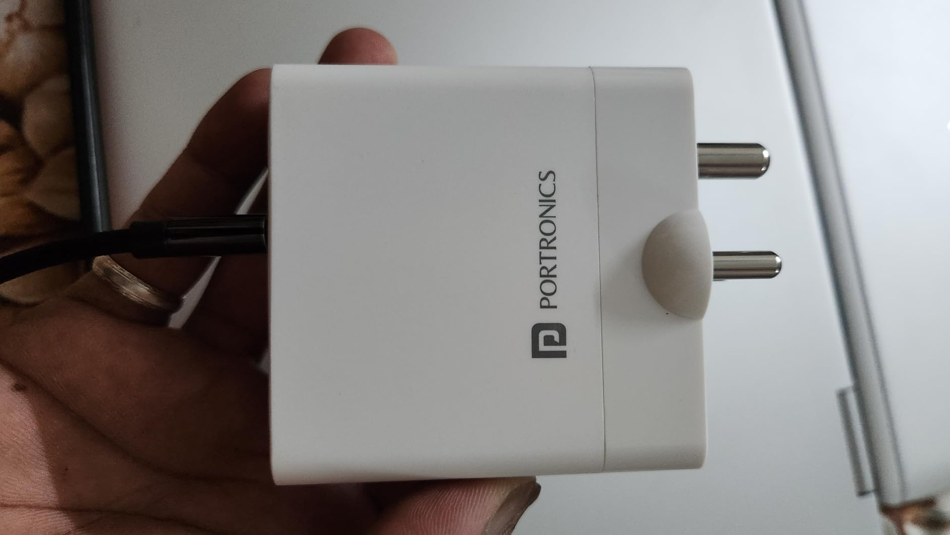 Portronics 100W Adapto 100 GaN Fast Charging Triple Port Adaptor with ...