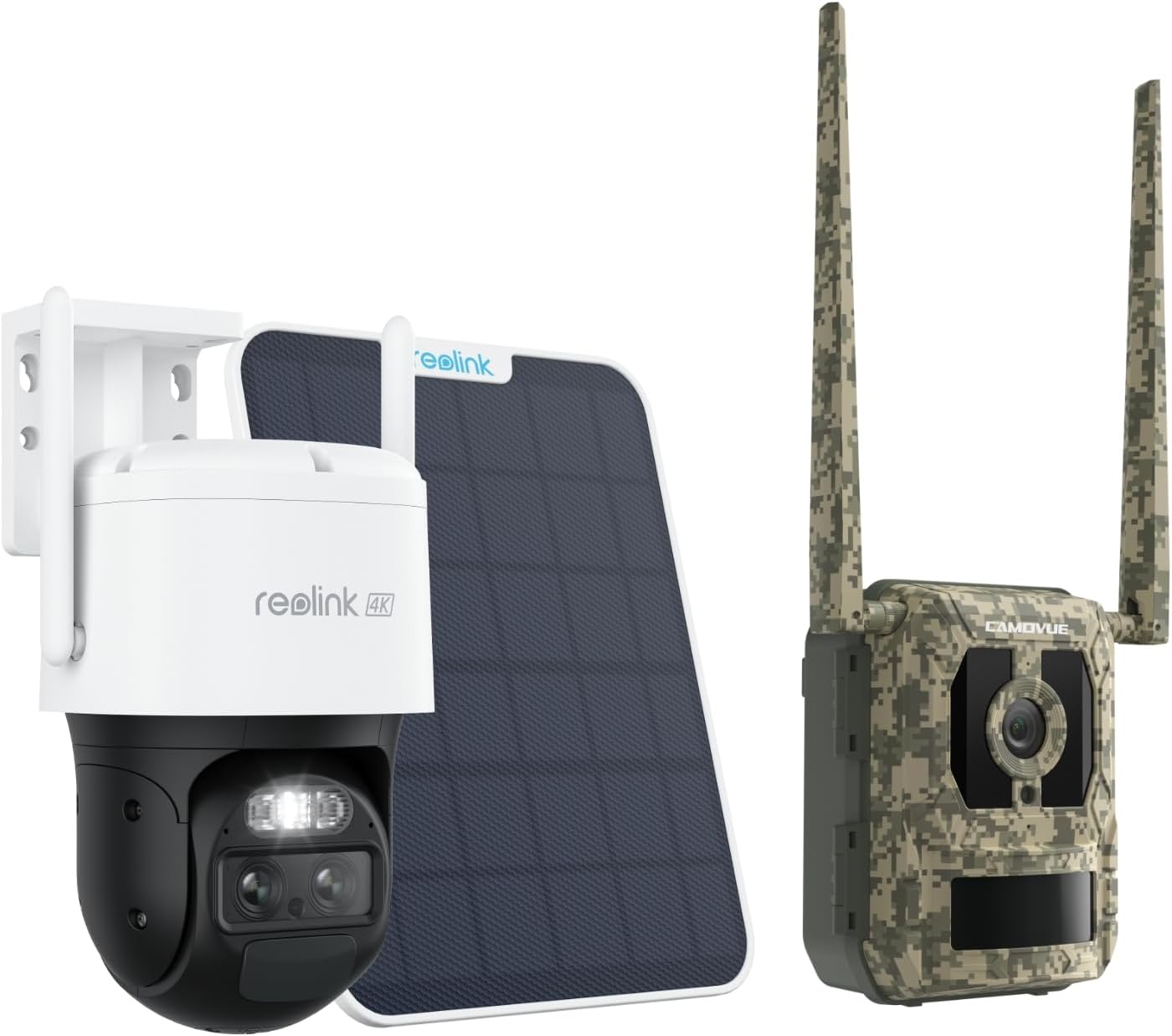 Amazon.com: REOLINK Trackmix LTE+Solar Panel with CAMOVUE Talon Pro ...