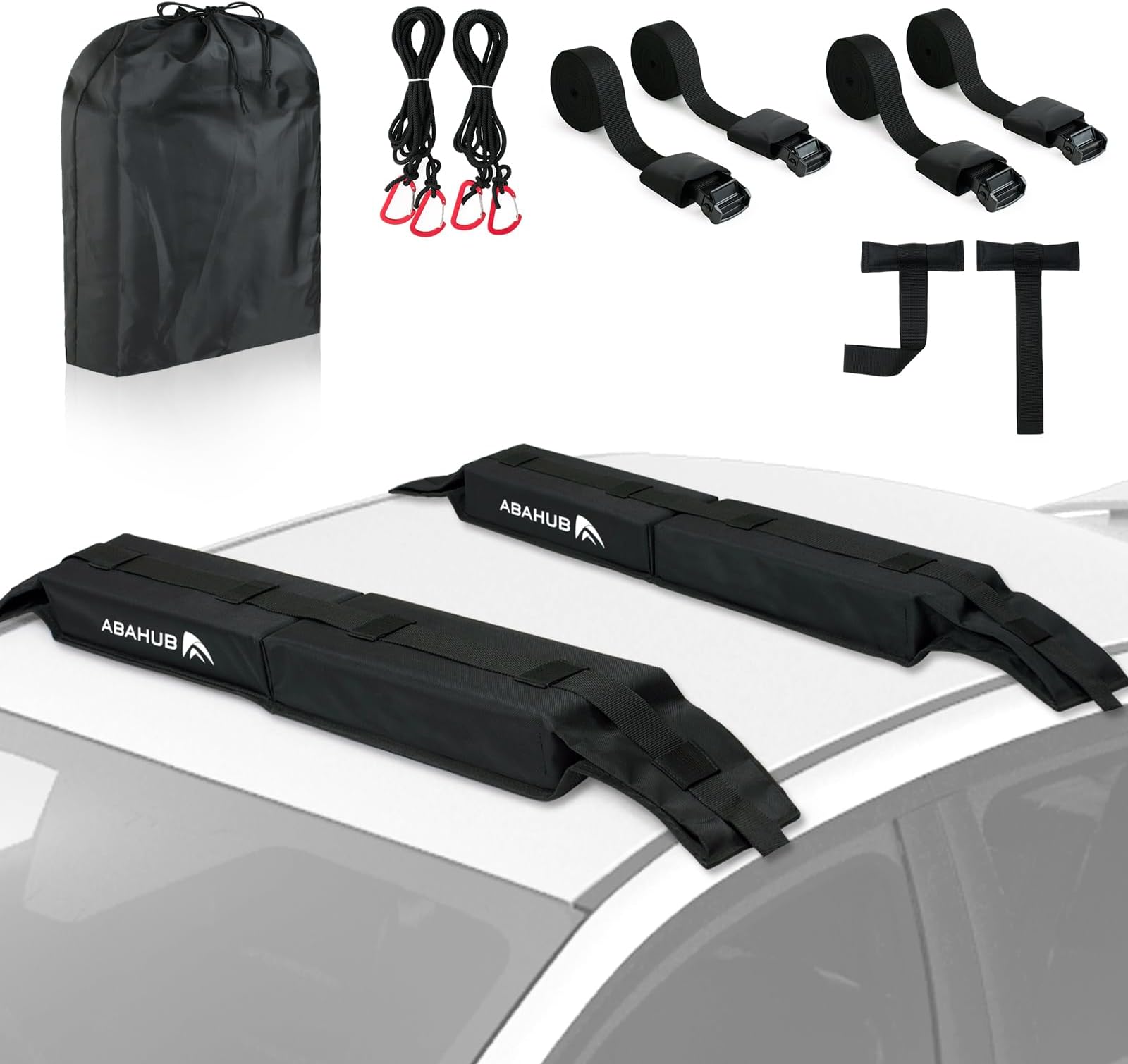 Amazon.com: IKURAM Surfboard Car Roof Rack Pads, Universal Soft Roof ...