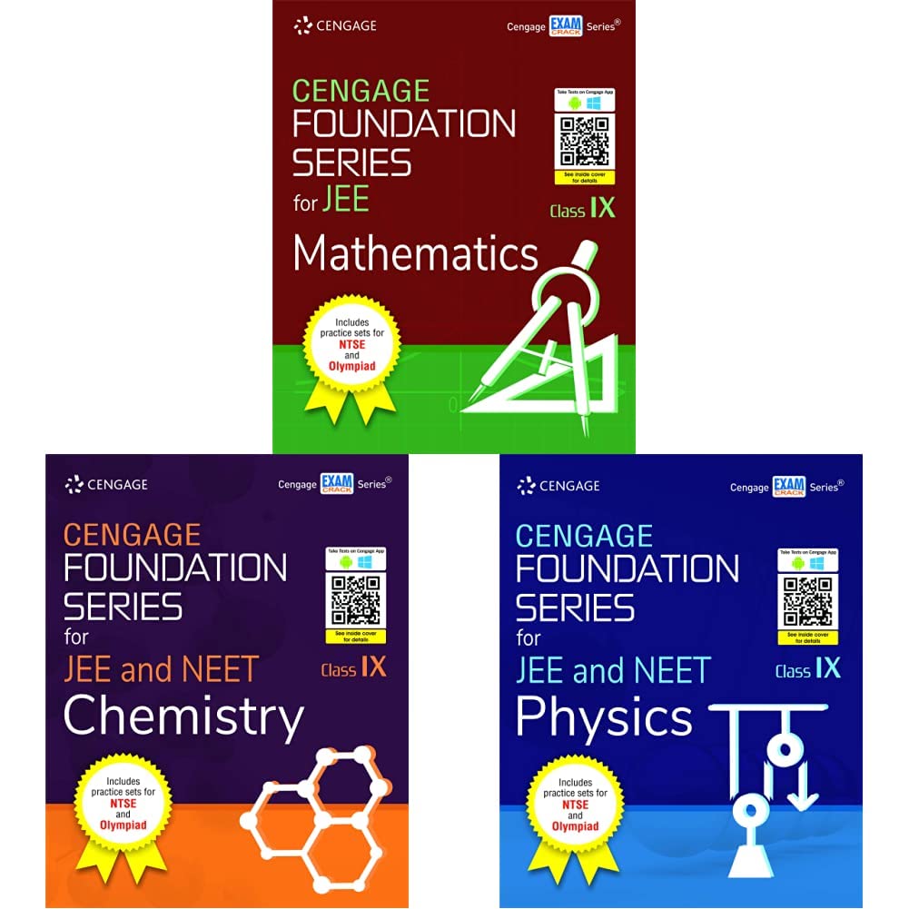 Buy Cengage Foundation Series for JEE: Class IX: Phy/Chem/Maths Book ...