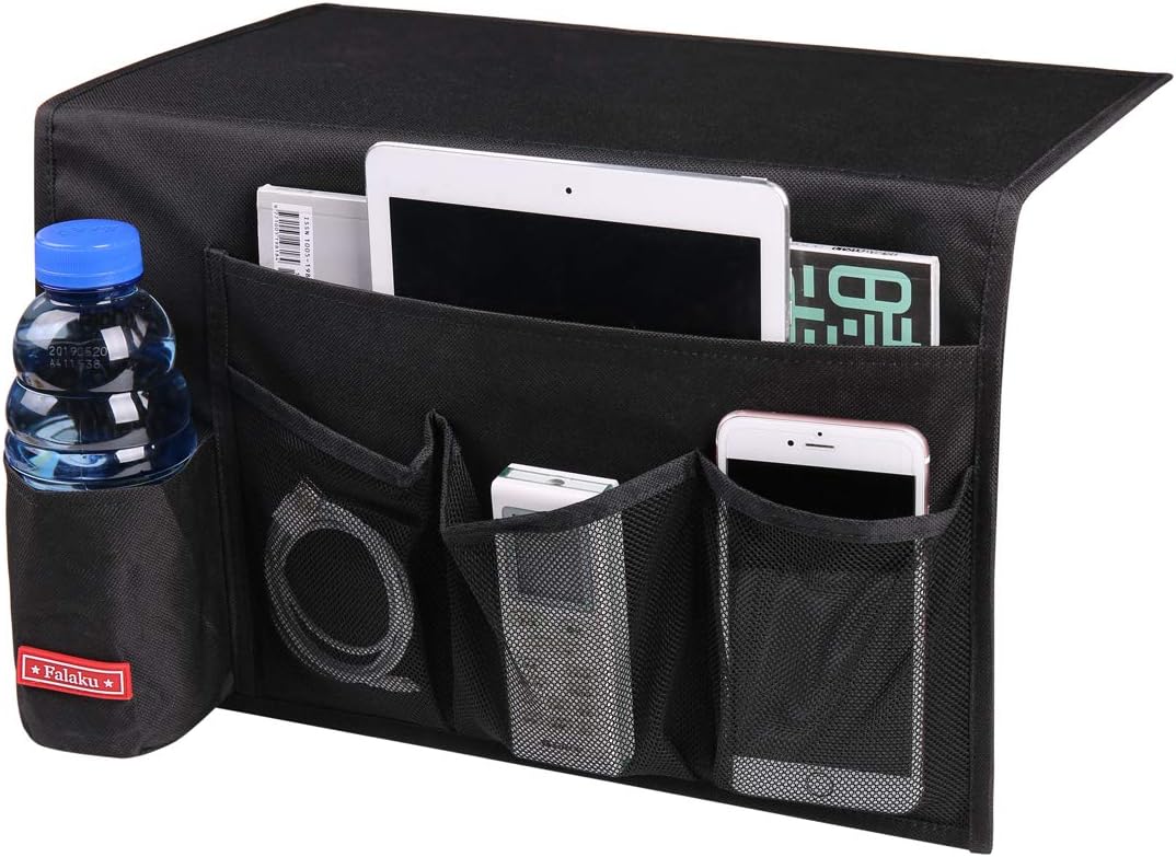 Amazon.com: Falaku Bedside Caddy,5 Pockets Bedside Organizer Caddy ...