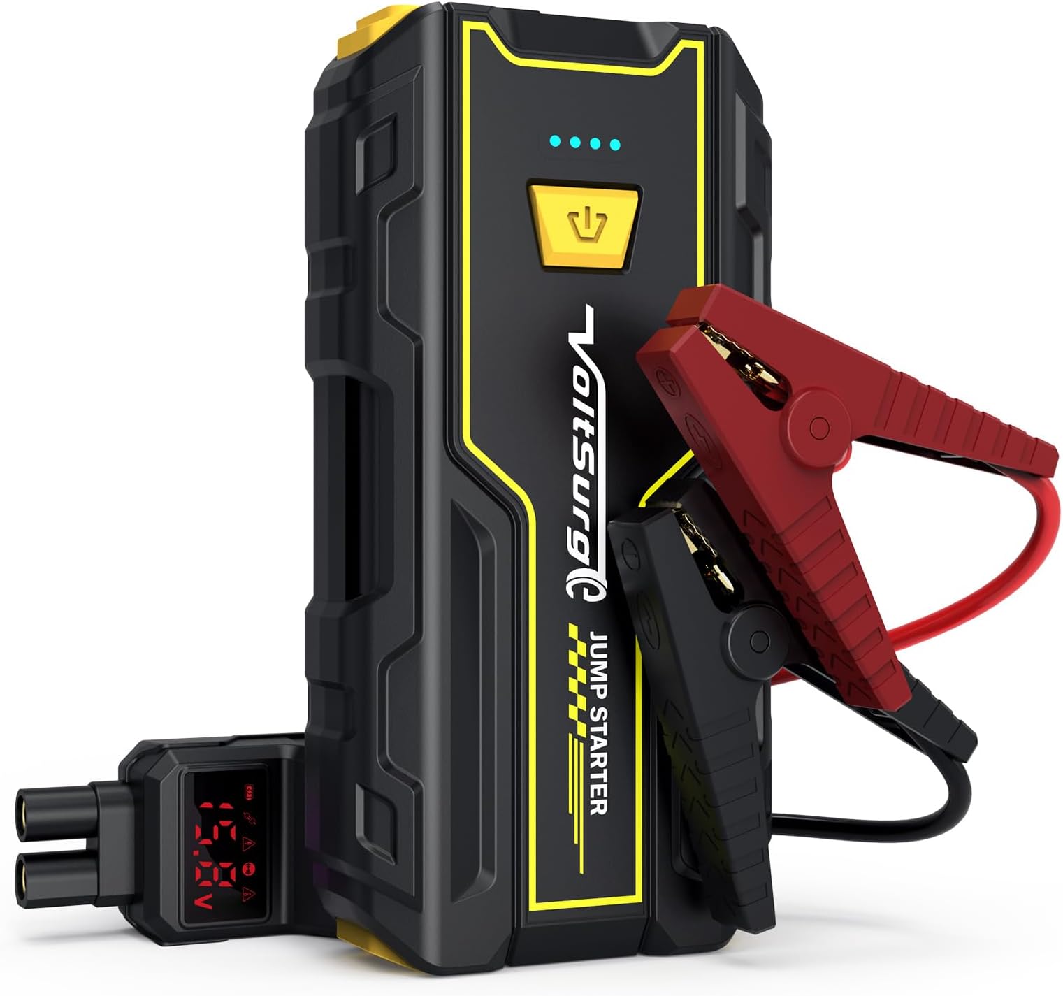 Amazon.com: PowQ Car Jump Starter 2500A Peak - 12V Portable Car Battery ...