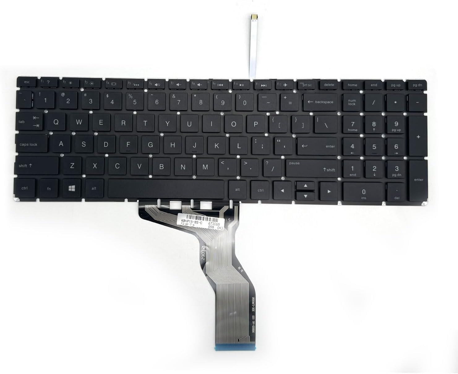 Amazon.com: Replacement Keyboard with Backlit US Layout Compatible with ...