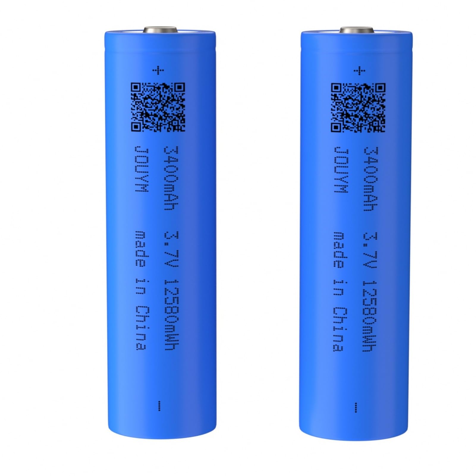 Amazon.com: 2 Pack 3.7 Volt Rechargeable Battery, 3400mAh Battery ...