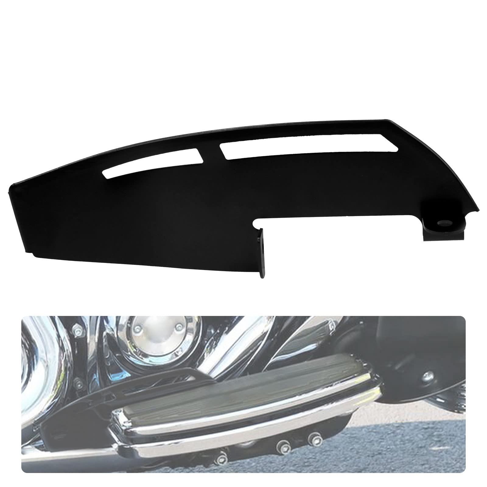 Harley Floorboard Boot Guard Heel Guard For Heritage Softail Half Moon