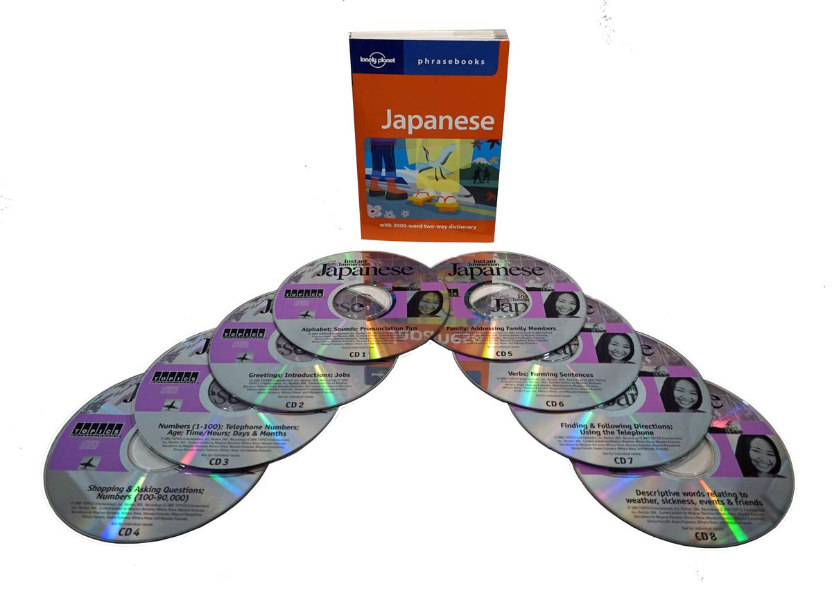 Amazon.com: Topics Instant Immersion Learn to Speak Japanese Language 8 ...