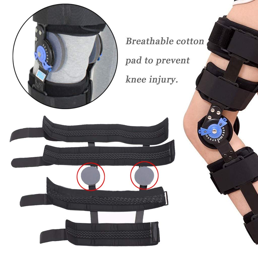 Buy Fine Knee Brace with Strap, Adjustable Leg Stabilizer Post OP ...