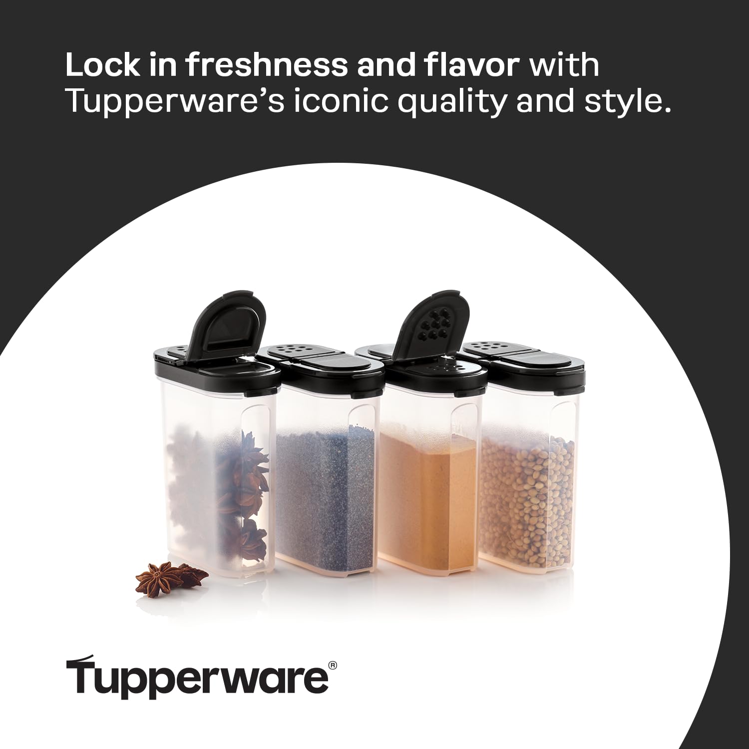 Tupperware Spice Shakers
