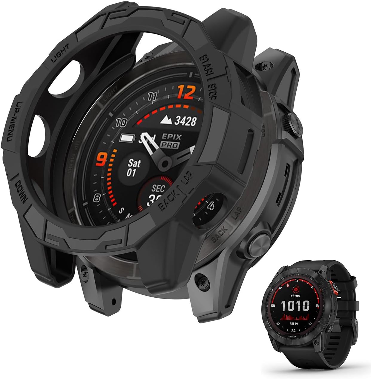 HOMTERN Kompatibel mit Garmin Fenix 7X, Fenix 7X Pro, EPIX Pro 51 mm ...