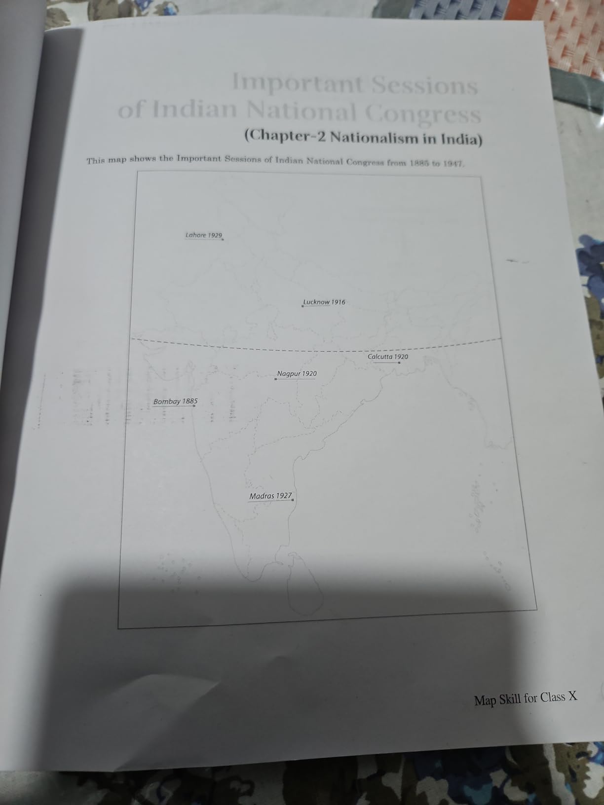 (Old Edition) Arihant Map Skill Workbook Social Science Class 10 ...