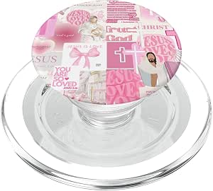 Amazon.com: Coquette Christian Pink Preppy Collage God Is Good For ...