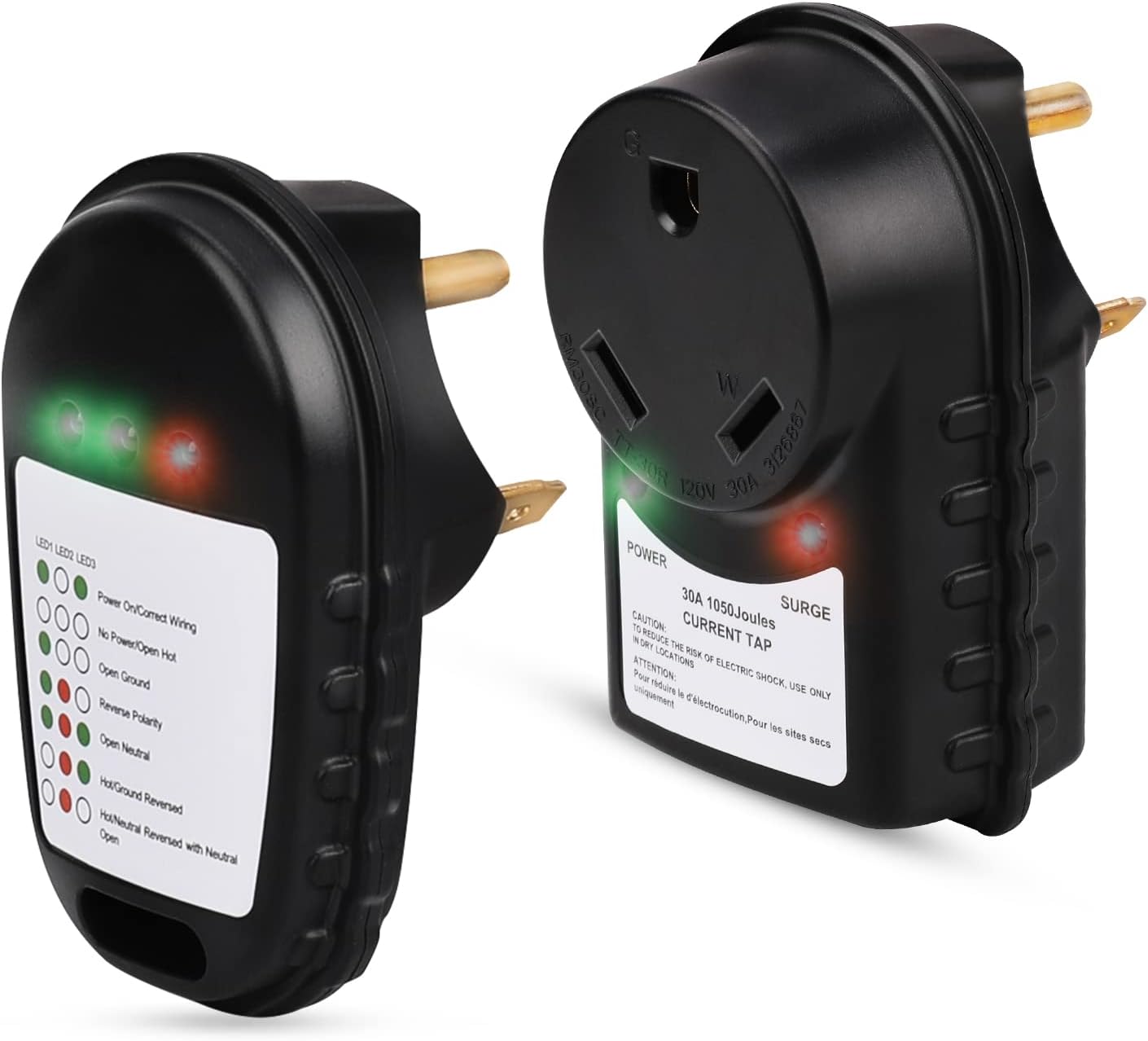 Amazon.com: TOVEN RV Portable Surge Protector 30 Amp, 30A RV Receptacle ...