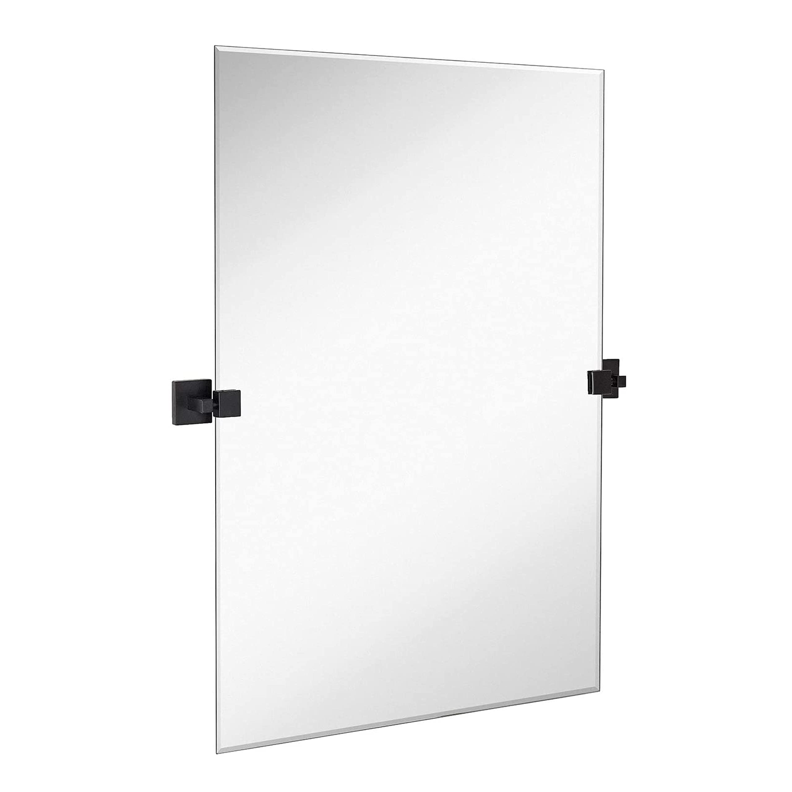 Hamilton Hills 24x36 inch Pivot Wall Mirror Including Brushed Chrome ...
