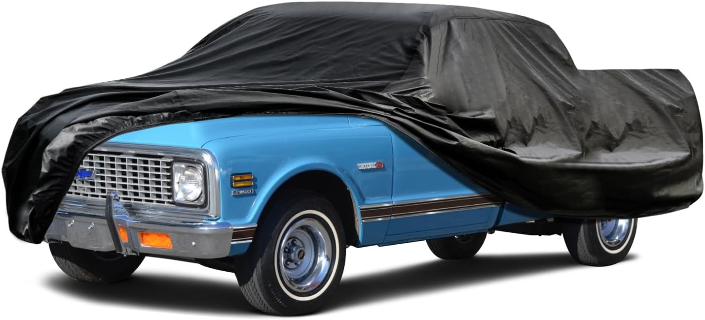 GUNHYI Truck Cover Waterproof All Weater, 7 Layers Pickup Truck Cover ...