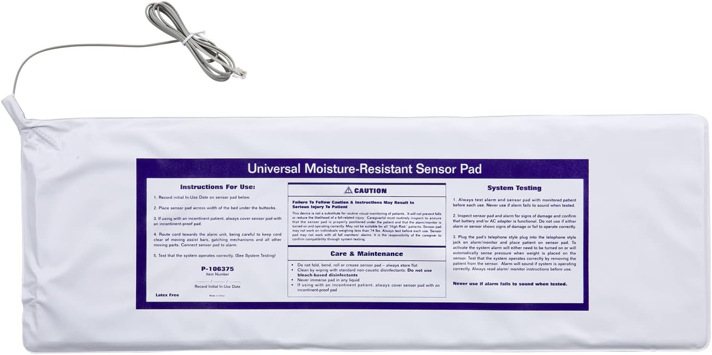 Amazon.com: Dynarex Fall Monitoring Sensor Pads - Compatible with ...