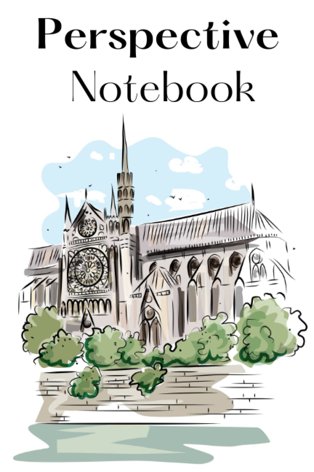 Perspective Notebook 2 Point Perspective Drawing Grid Drawing Gride In ...