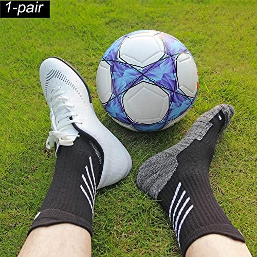 Anti-slip Soccer Sock with Grip for Men Women, Non-slip Athletic ...