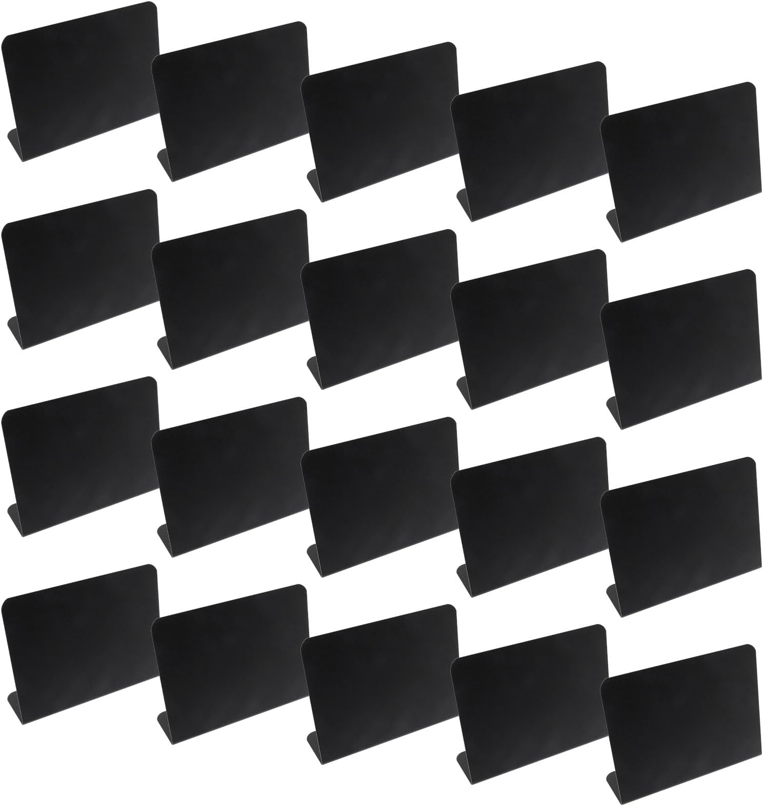 Amazon.com : 20 Pack Mini Chalkboard Signs for Food, WATUNID 4"x3" L ...