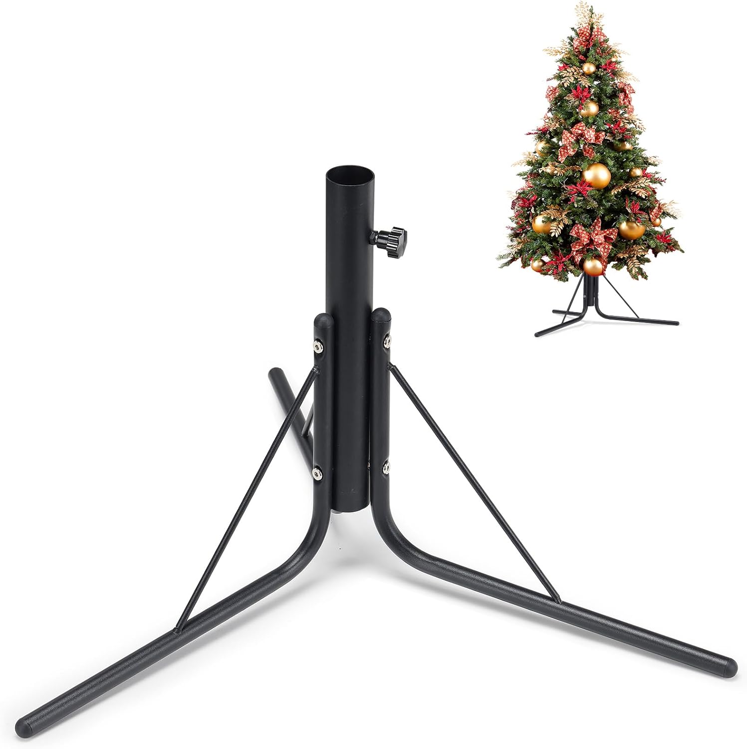 Amazon.com: UIROEPH Christmas Tree Stand, Metal Tree Stand for 6-8FT ...
