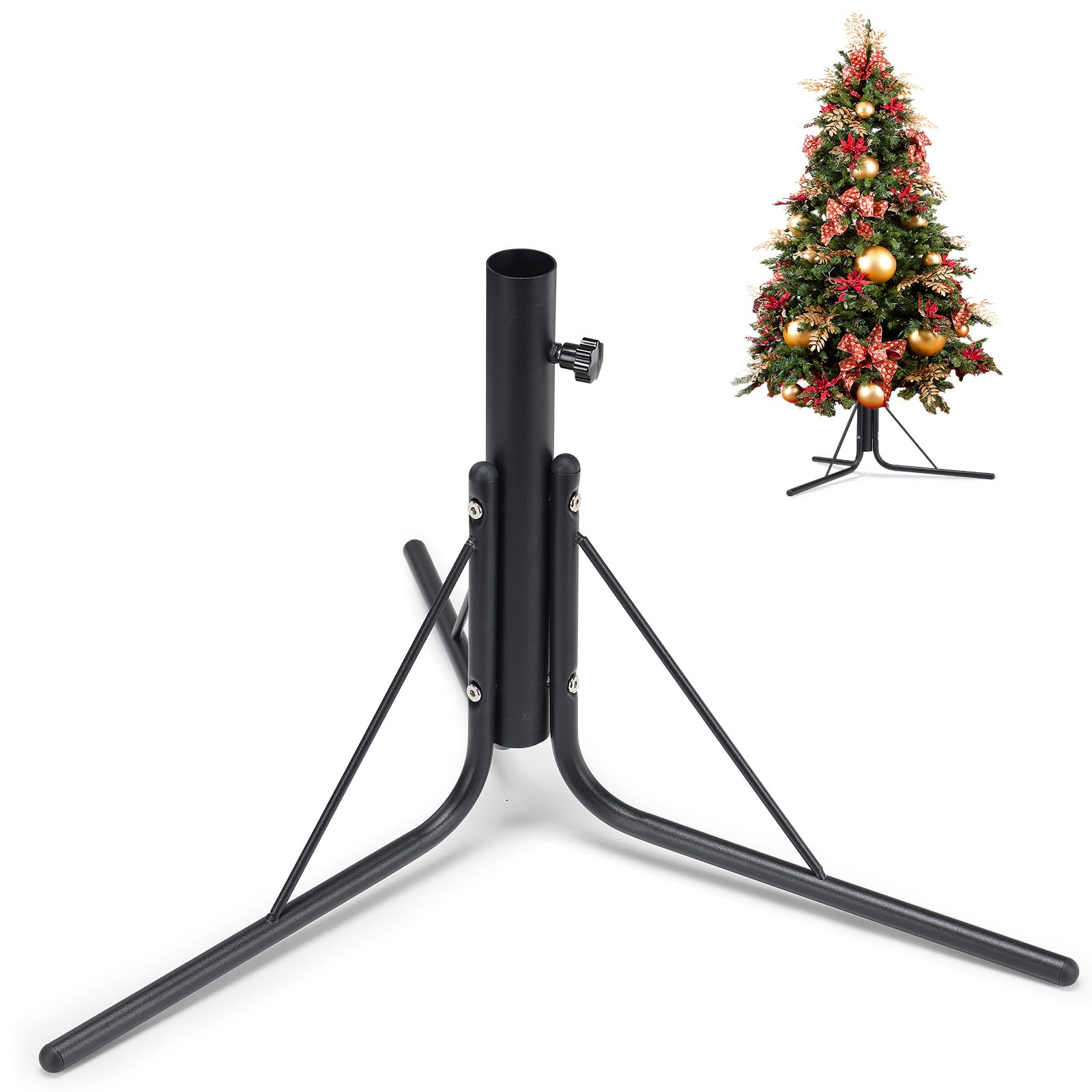 Amazon.com: UIROEPH Christmas Tree Stand, Metal Tree Stand for 6-8FT ...