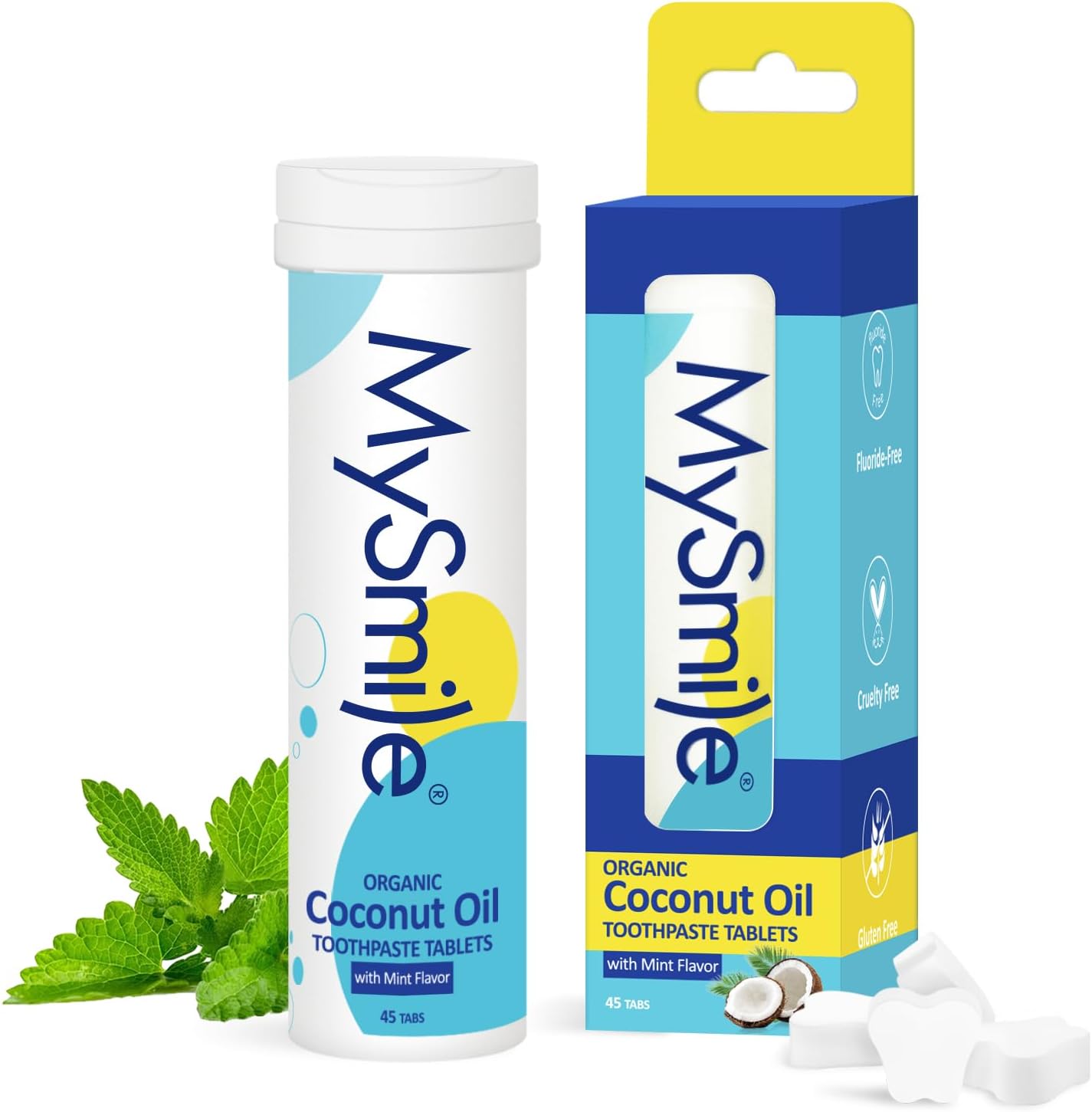 Amazon.com: MySmile Toothpaste Tablets - Nano hydroxyapatite, Flouride ...