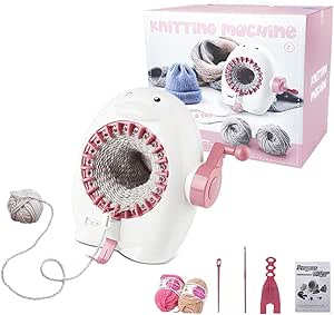 Amazon.com: LNIYQTJ Knitting Machine 22 Needles, Smart Knitting Board ...