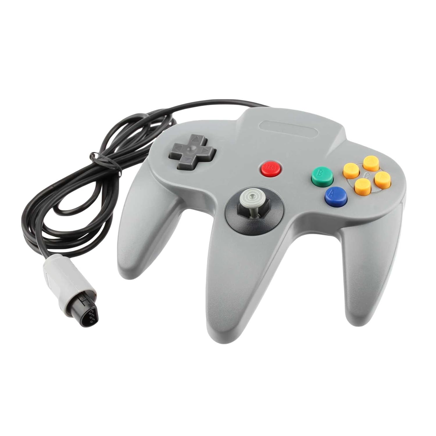 Amazon.com: Controller for N64 Nintendo 64 - Grey : Video Games
