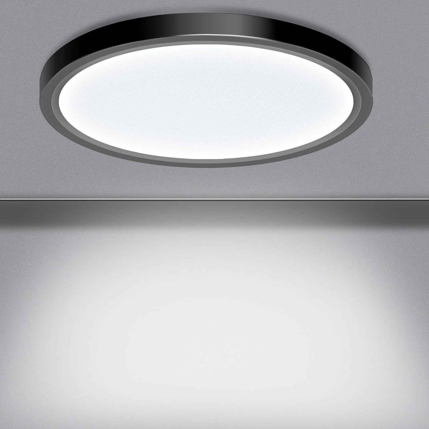 IBESTWIN LED Flush Mount Ceiling Light Fixture, 24W 12Inch 3000K/3500K ...