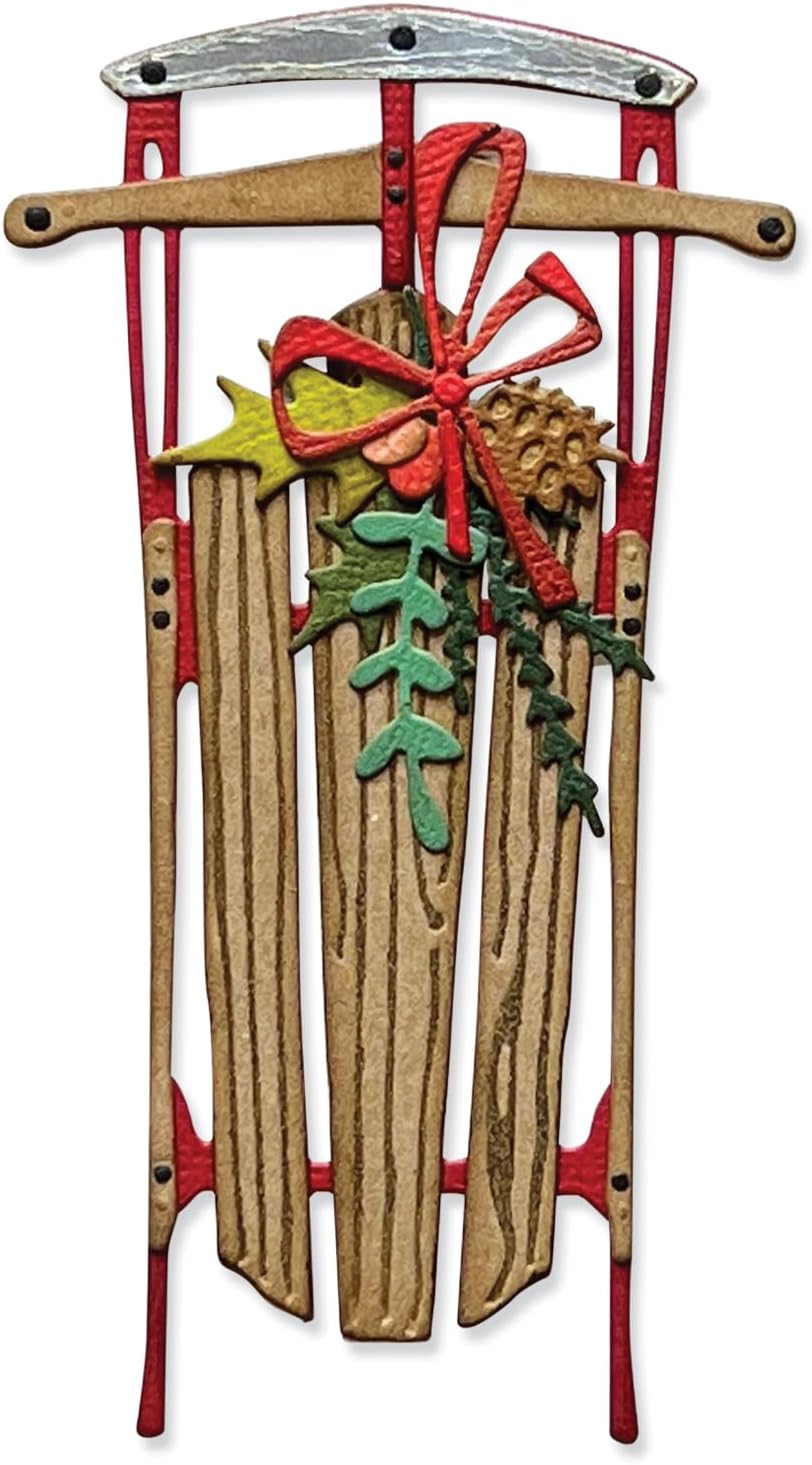 Amazon.com: Sizzix Thinlits Die Set 12PK Vintage Sled by Tim Holtz ...