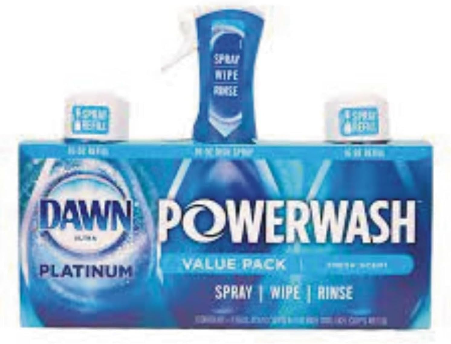 Amazon.com: Dawn Platinum Powerwash Dish Spray Soap, Fresh Scent Refill ...