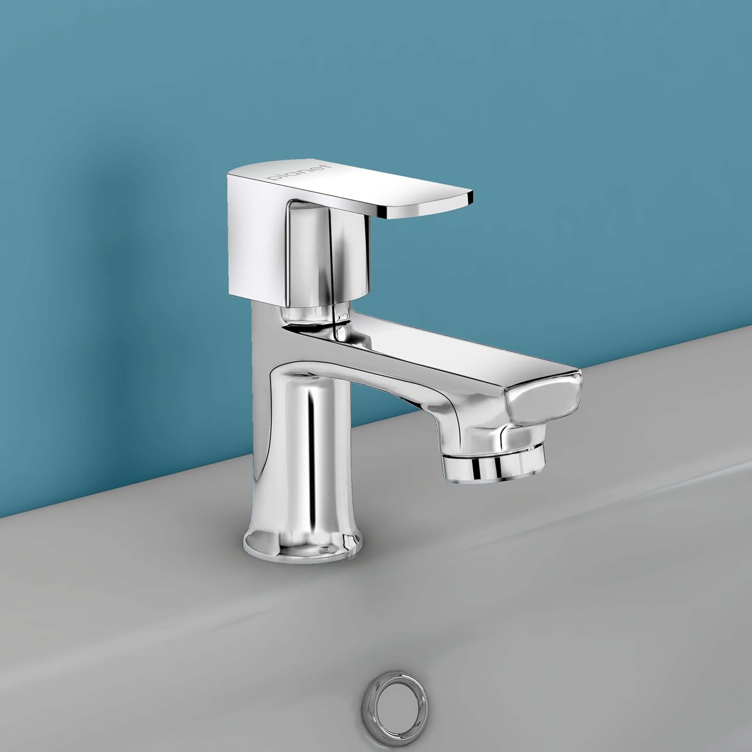 Planet Single Lever Pillar Tap for Washbasin with Teflon Tape/Quarter ...