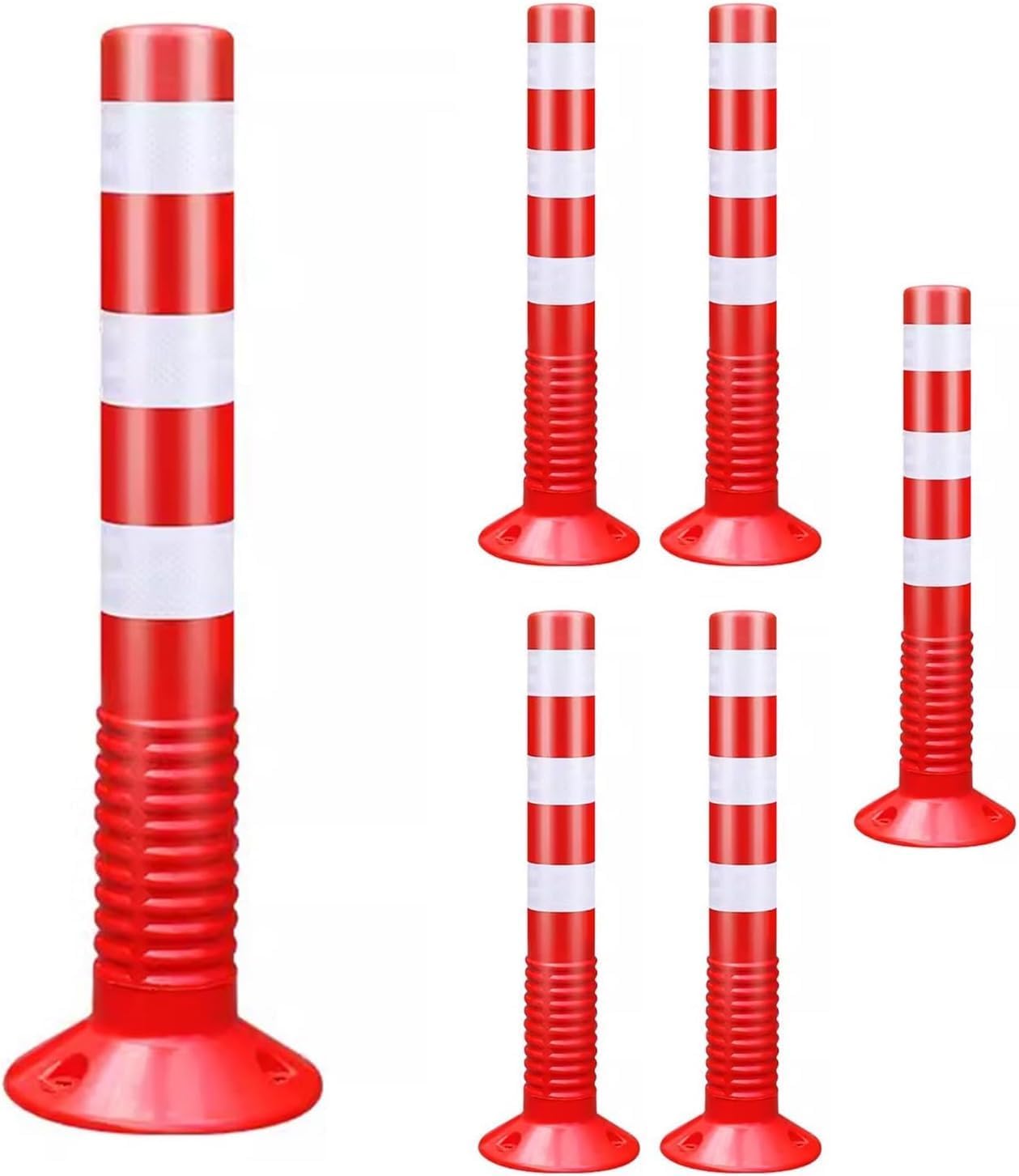 Amazon.com: icVantA Soft Rubber Fixed Type Parking Bollards, 1,2,4,5,6 ...