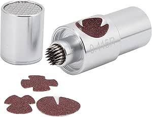 Amazon.com : Portable Aluminium Billiard Pool Cue Tip Shaper - Anti ...