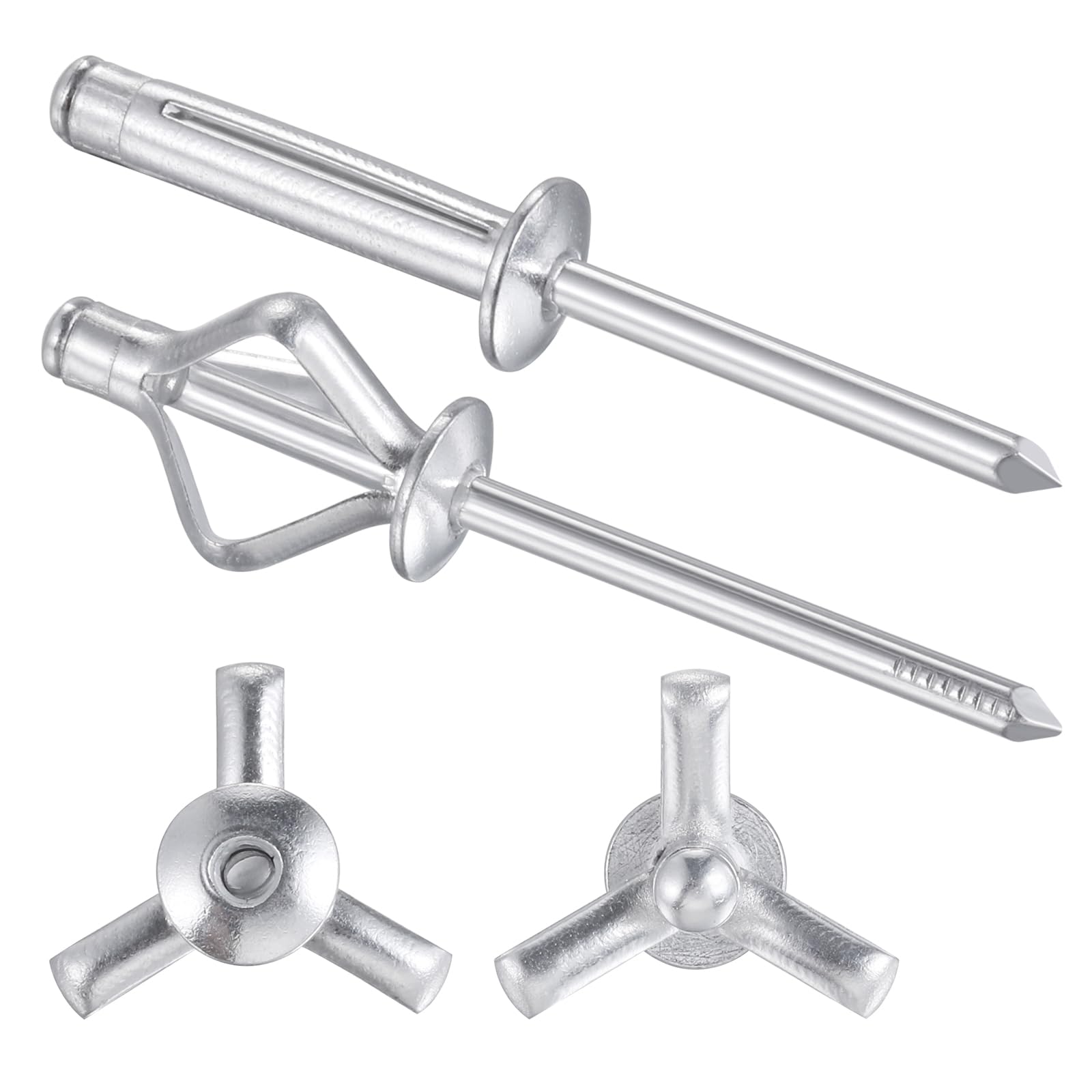 Amazon.com: Wensilon (150 pcs) Tri-Fold Rivets Assortment 3/16 * 1，Tri ...