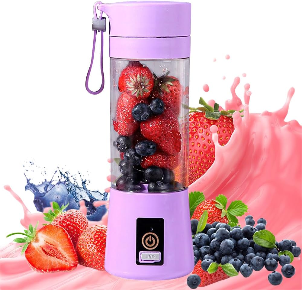 Amazon.de: Tragbarer Mixer, Smoothie Mixer Klein Mit 6 Klingen, USB ...