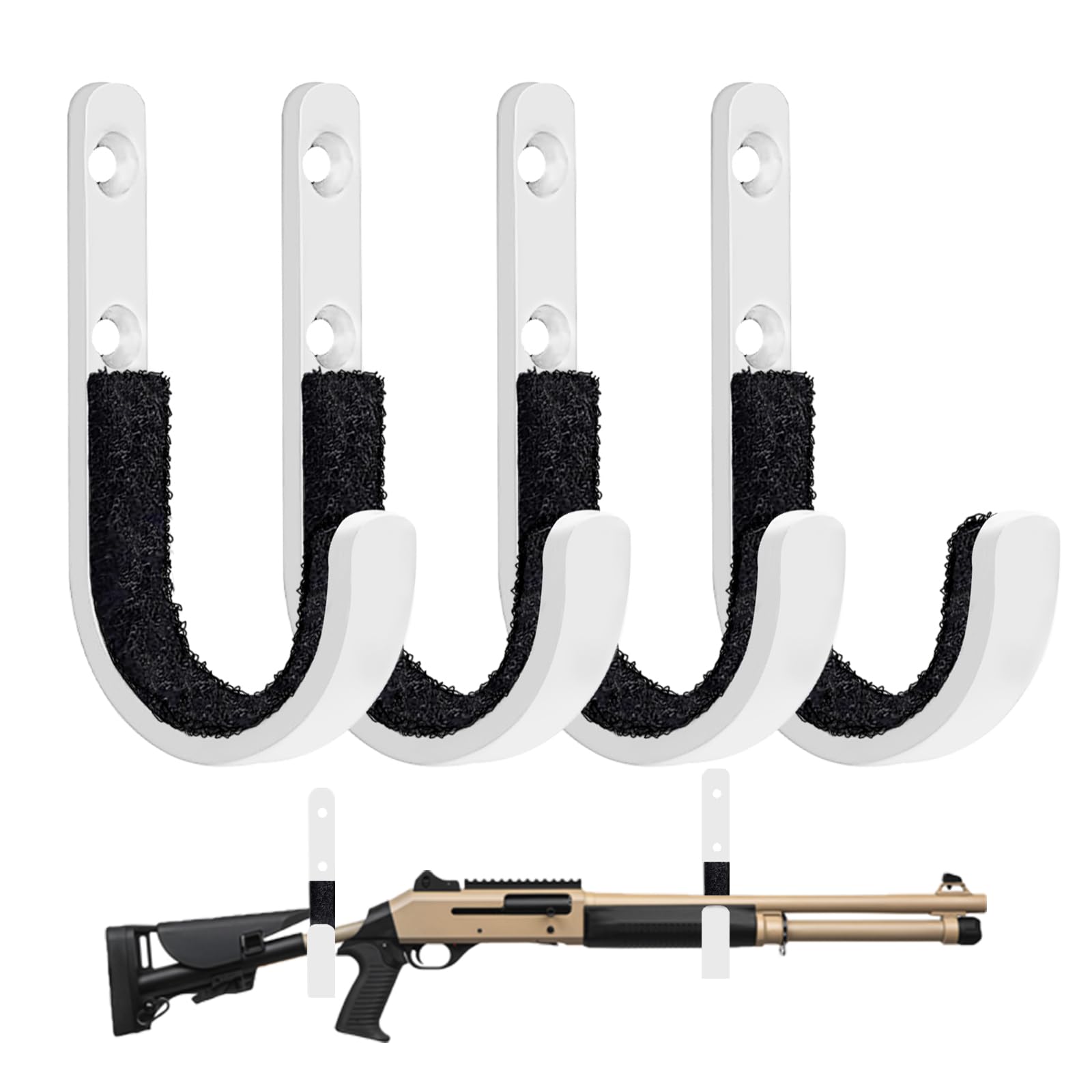 Wall Mount Gun Rack Storage System For Rifles Shotguns Archery ...