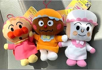 Amazon.co.jp: Anpanman Robory & Pokapoka Present, Plush Toy : Toys & Games