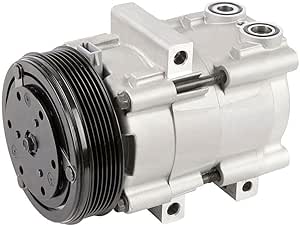 AC Compressor & 6-Groove A/C Clutch For Ford F150 F250 F350 F-150 F-250 F-350 Super Duty 4.6L 5 ...