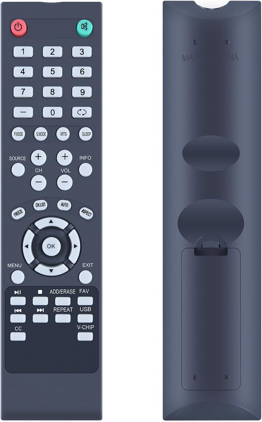 Amazon.com: Universal Remote Control for Element TV, Replacement Remote ...