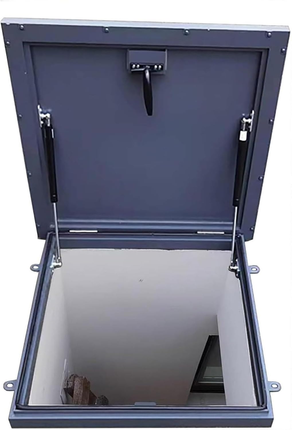 Amazon.com : Galvanized Metal Rooftop Hatch, Rainproof Attic Hatch ...